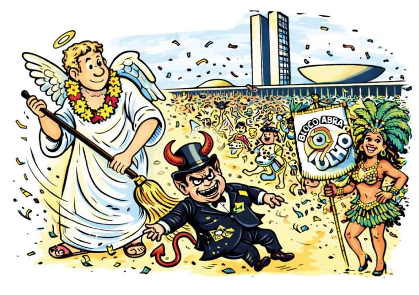 Abra o Olho 2026: Na eleição, é varre-varre o Centrão!