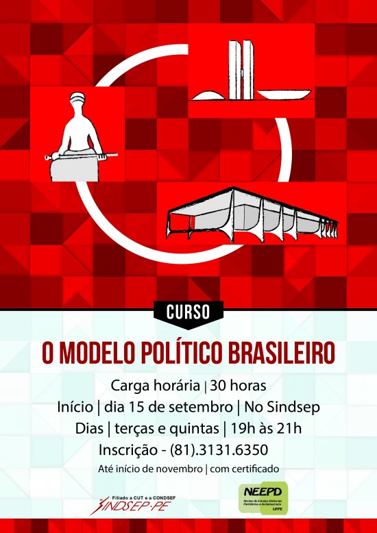 Curso no Sindsep-PE com Michel Zaidan sobre modelo político brasileiro